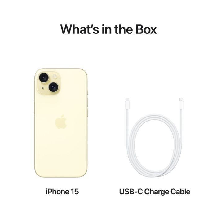 iPhone 15 Yellow 256GB (MTP83AA/A)
