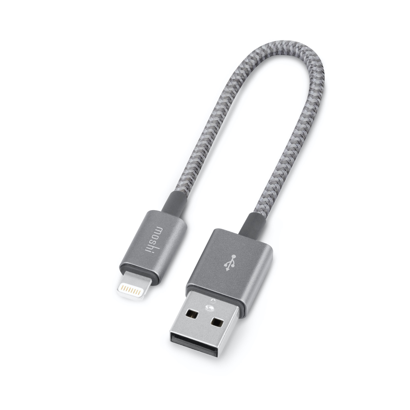 Integra™ Lightning to USB-A Charge Sync Cable 0.25M – Gray